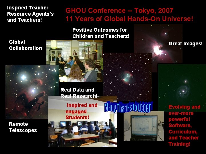 Inspried Teacher Resource Agentss and Teachers GHOU Conference