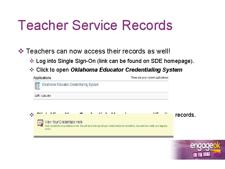 Teacher Service Records More Heather Butler Director of