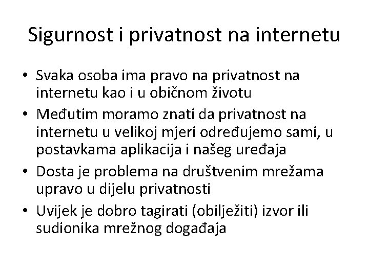 ivot i rad u virtualnom svijetu IGP Internet