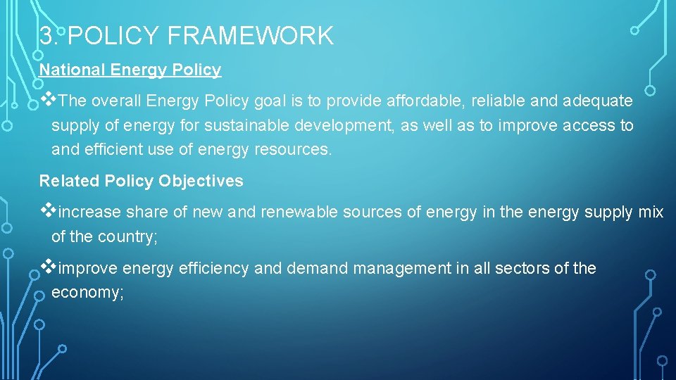OVERVIEW OF THE ENERGY SECTOR IN BOTSWANA JAMES