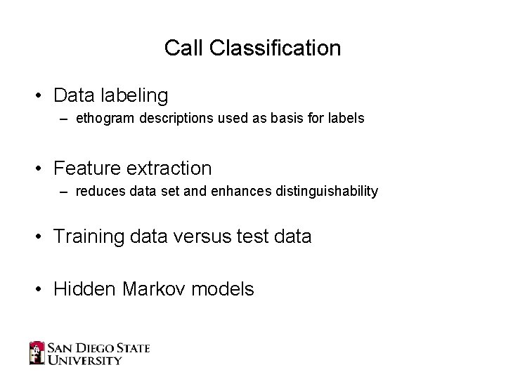 Passive Acoustic Monitoring of Wolves Deborah Curless Marie