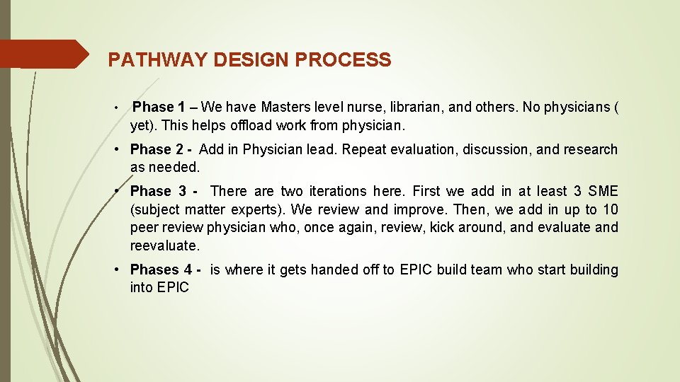 CLINICAL PATHWAYS Group 1 David Agriam Seth Barbanell