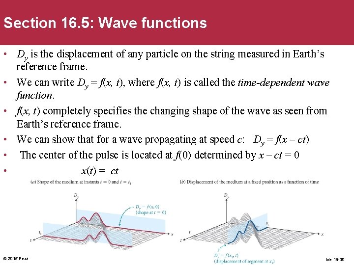 Lecture Outline Chapter 16 Waves in One Dimension