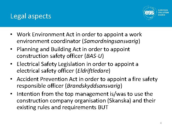 Work Environment Responsibility Shared Workplace Peter Jacobsson Head