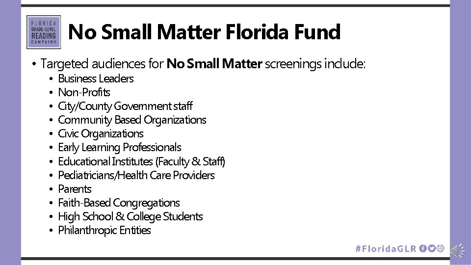 Early Learning is No Small Matter Jenn Faber