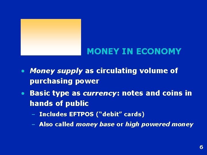 Money and Banking Professor Chris Adam Australian Graduate