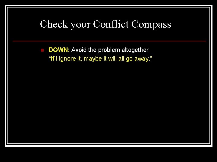 Those that are at variancecan by no means