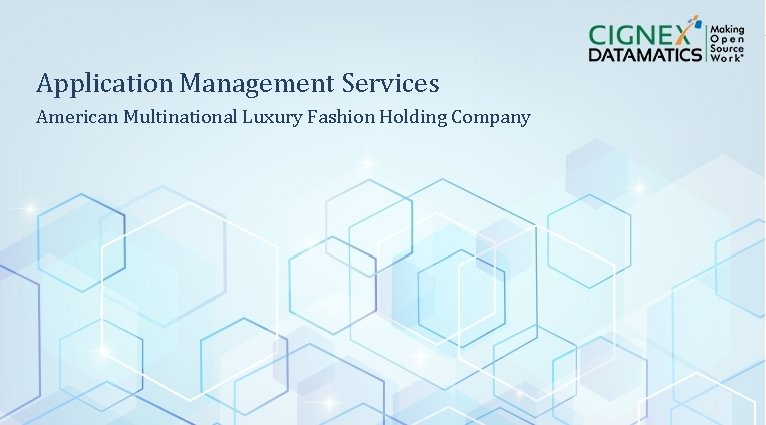 Application Management Services American Multinational Luxury Fashion ...