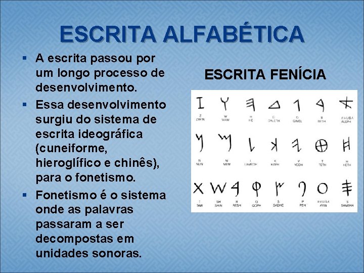 A ESCRITA E AS LNGUAS BBLICAS FORMAS ANTIGAS