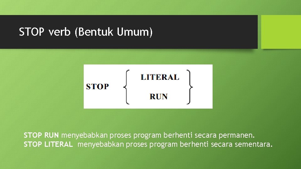 PART 2 STRUKTUR DIVISION PADA COBOL Dosen Ahmad