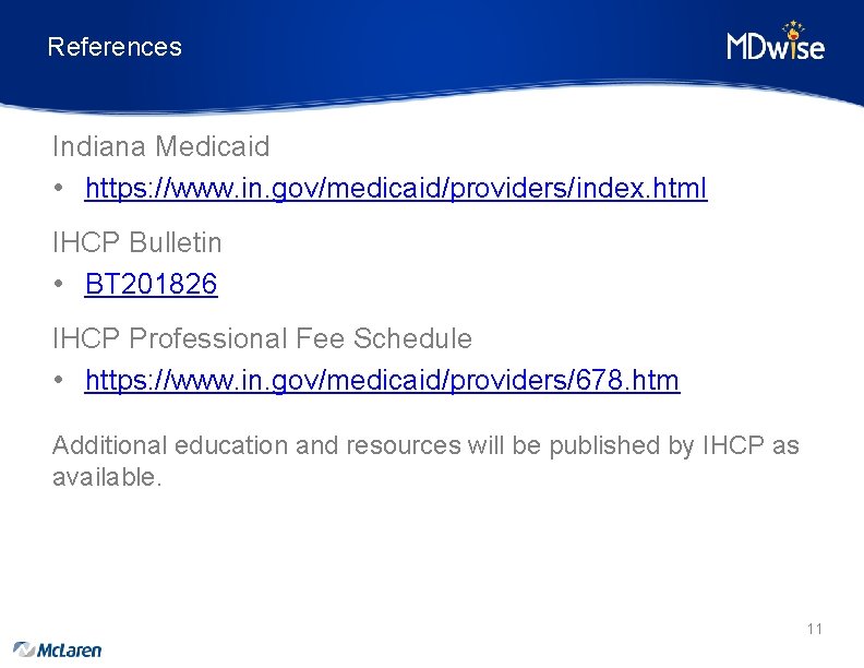 2019 IHCP 1 st Quarter Workshop Community Health