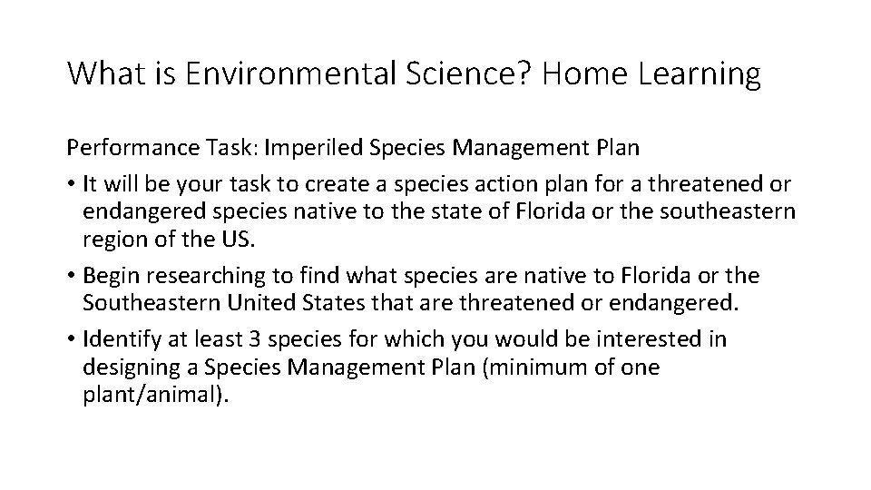 What is Environmental Science Introduction Think about the