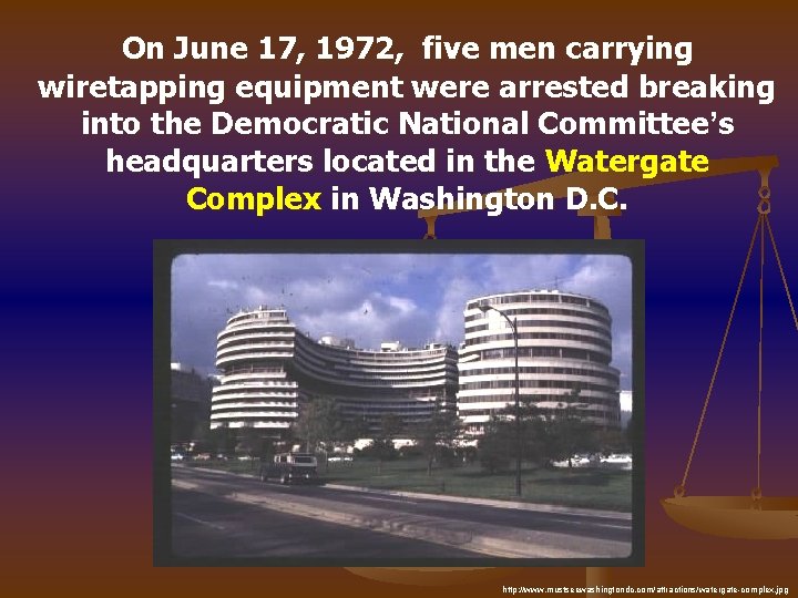Watergate Scandal Presentation by Robert Martinez Primary Content