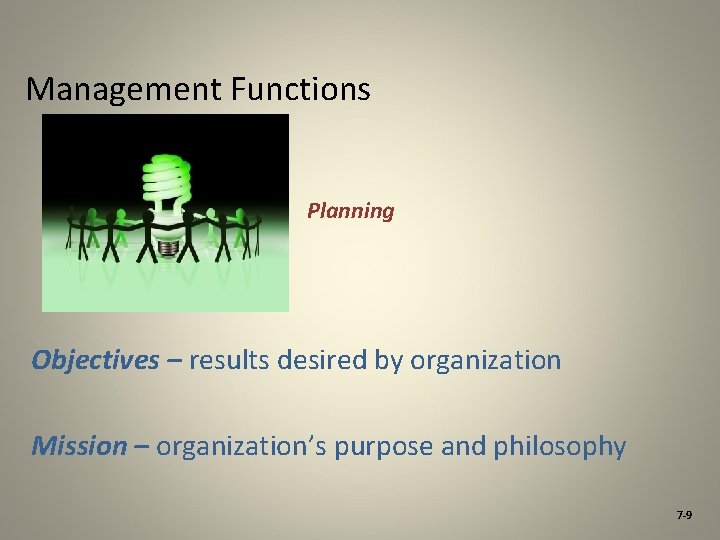 Business in a Changing World Chapter 7 Managerial