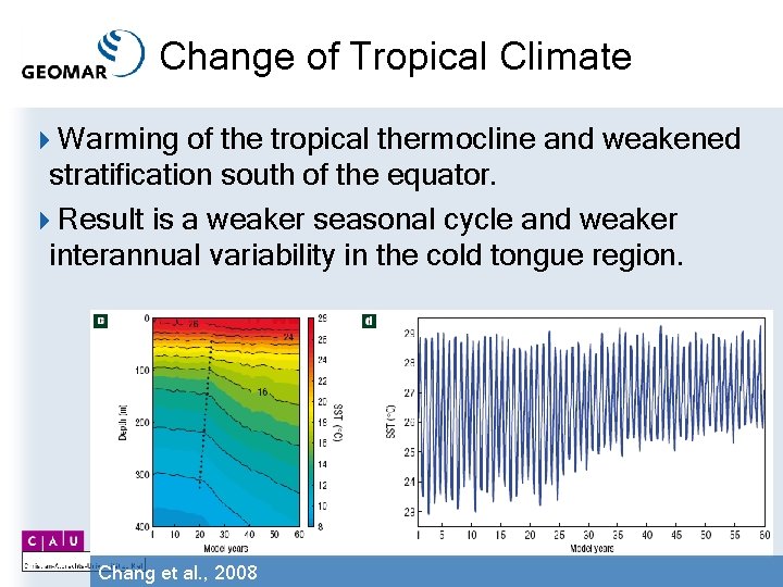 Causes of Tropical Circulation Variability Peter Brandt Marcus