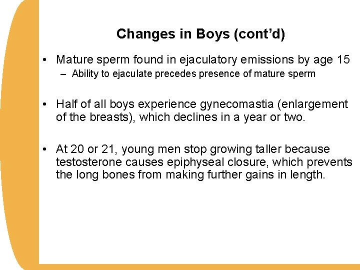 CHAPTER 11 Adolescence Physical and Cognitive Development Puberty