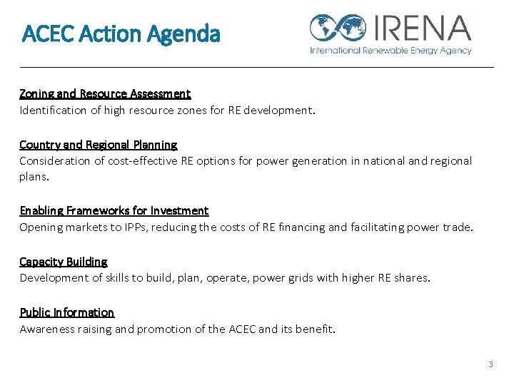 Renewable Energy Zoning Tijana Radojicic IRENA Associate Programme
