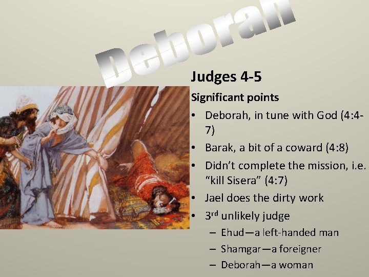 The book of judges Israels downward spiral INTRODUCTION
