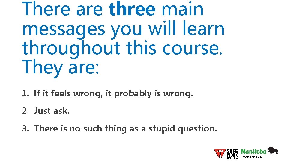 Young Worker Readiness Certificate Course Copyright 2015 by