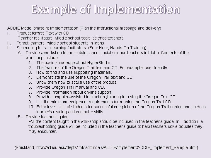 What is the ADDIE Model By Edith Leticia