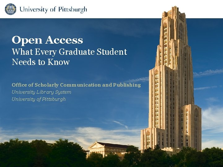 Open Access What Every Graduate Student Needs to