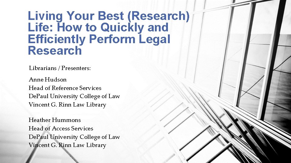 Living Your Best Research Life How to Quickly