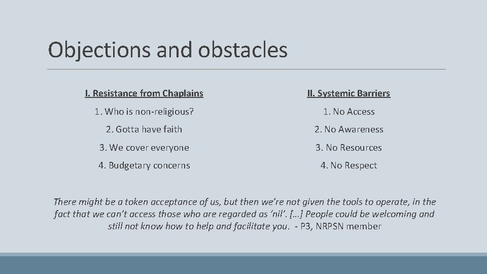 What are the barriers to equal access to