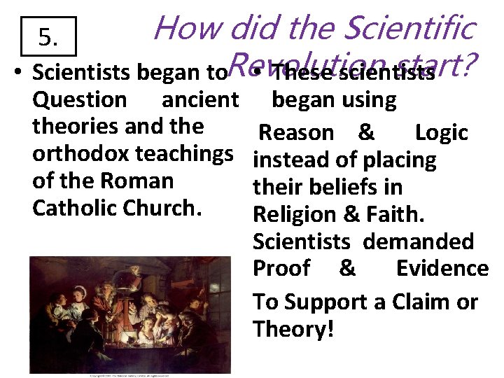 The Scientific Revolution Vocabulary Textbook pages 111 122