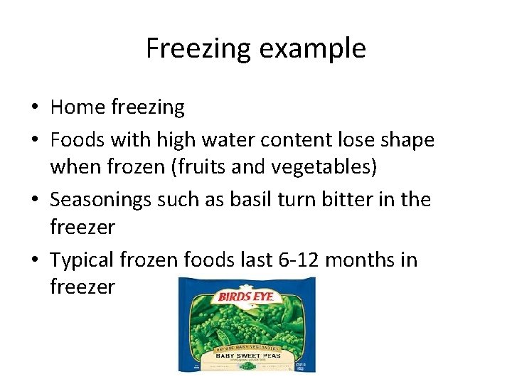 Food Preservation Technology Ch 28 Objectives Describe the