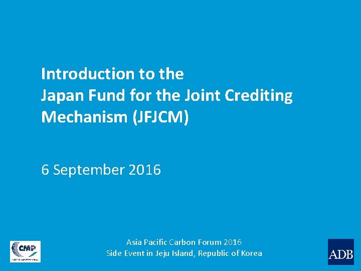 Introduction to the Japan Fund for the Joint