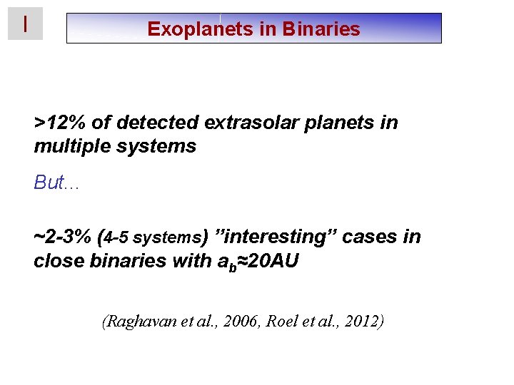 Planet formation in binaries Philippe Thbault Planet formation