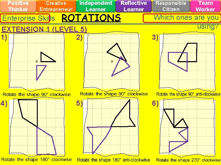 Positive Thinker Creative Entrepreneur Independent Learner Reflective ...