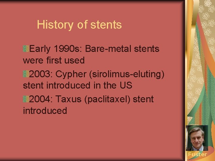 DES versus BMS Clinical applications Hany Hassan Ebaid