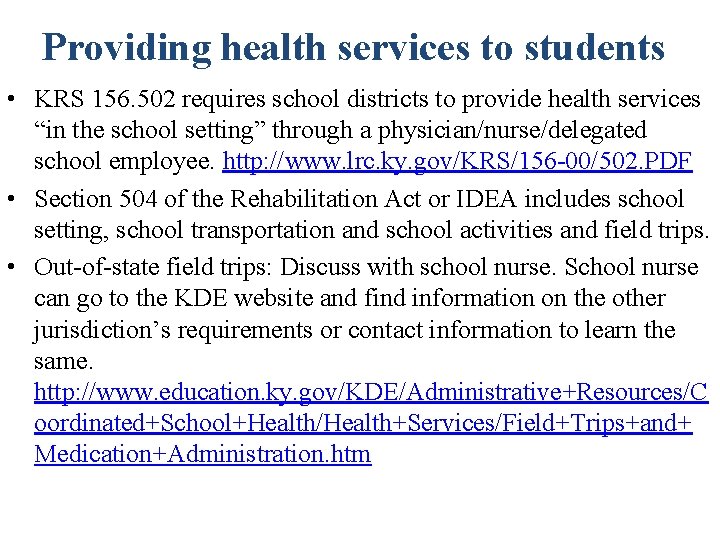 School transportation legal issues Get on board presented