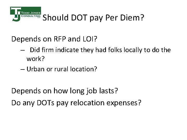 Promoting Consistency in CEI and Field Service Contracts