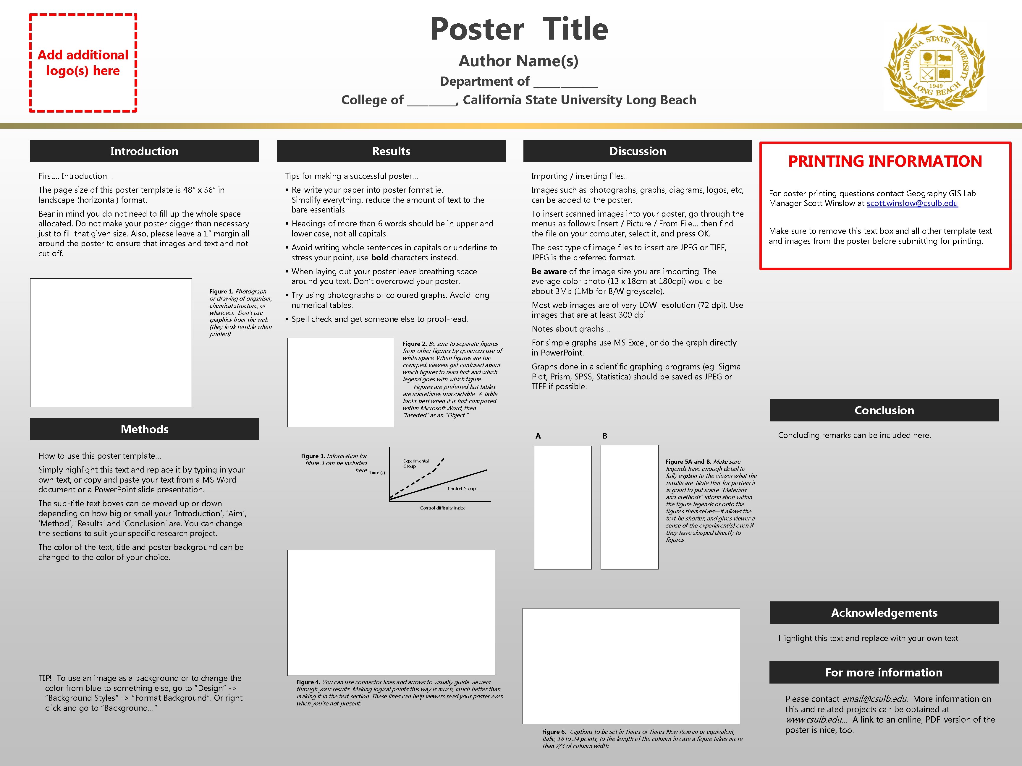 Poster Title Add additional logos here Author Names