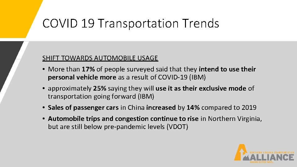 2020 Transportation Update Building a 21 st Century