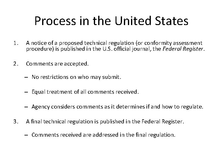Transparency and Coordination in Rulemaking Kent Shigetomi Office