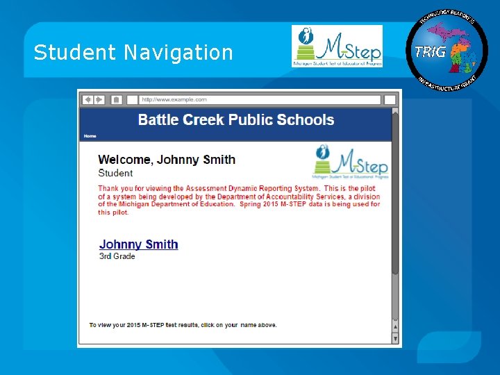 Michigan Data Hub Overview MASA Conference Technology Readiness