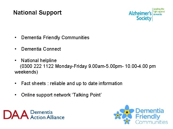 Compass Workers Alzheimers Society Supporting people with dementia