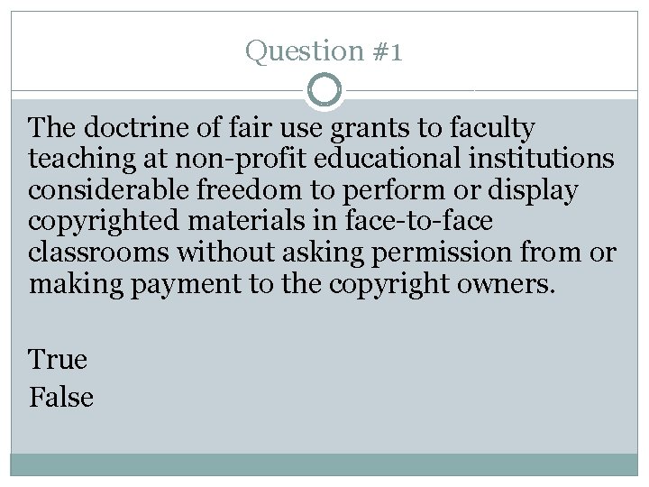 What You Can and Should Do about Copyright