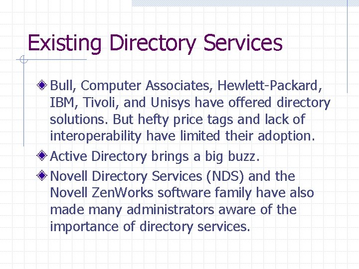 Windows 2000 Operating System Active Directory Service COSC