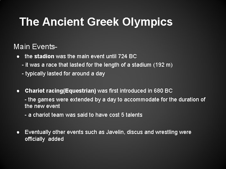 Athletic Contributions of Ancient Greece Ancient Olympic Race