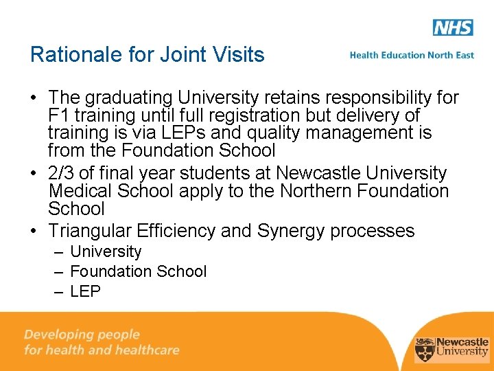 An Innovative Approach to Local Quality Management Joint