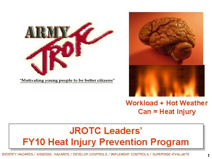 Workload Hot Weather Can Heat Injury JROTC Leaders