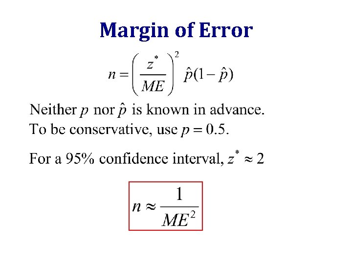 Inference for Categorical Variables 22912 Single Proportion p