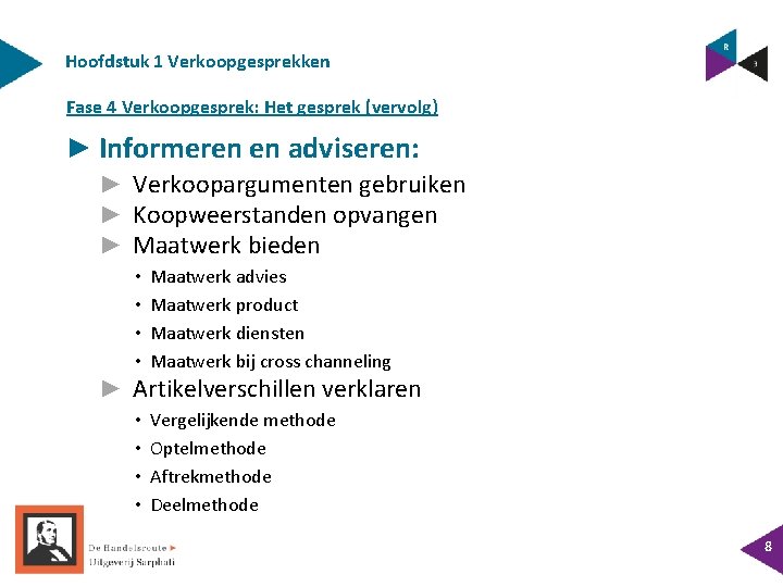 Verkoop Hoofdstuk 1 Verkoopgesprekken Wat heb ik in