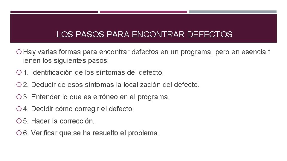 6 6 ADMINISTRACIN DE DEFECTOS ELABORADO POR MAYORAL