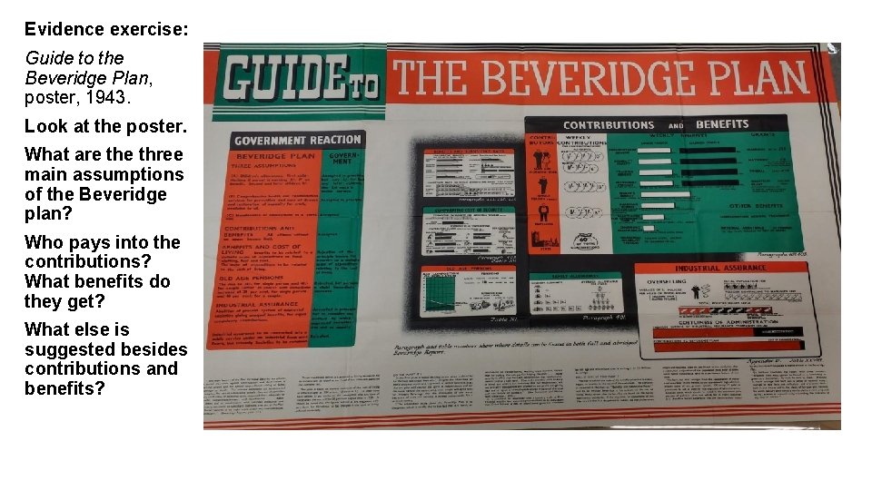 Making the Welfare State KS 3 The Beveridge