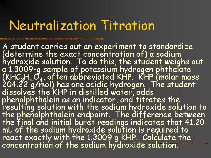 Stoichiometry of Precipitation Reactions 1 Identify the species